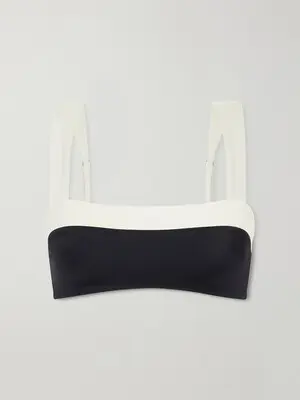 AWAY THAT DAY Grenada Recycled Stretch Bikini Top - Black