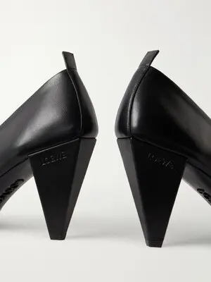 Loewe Origami Cubic 85 Leather Pumps