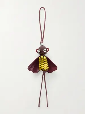 Loewe Bloombee Leather Bag Charm