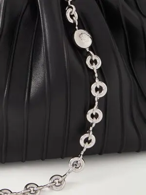 Loewe Flamenco Pleated Leather Shoulder Bag