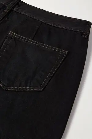 Rick Owens Geth Wideleg Garmentdyed Printed Jeans