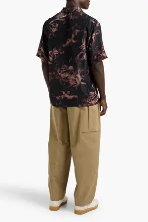 Dries Van Noten Floralprint Silk Shirt
