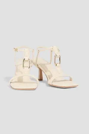 ANINE BING Kiera Embellished Leather Sandals