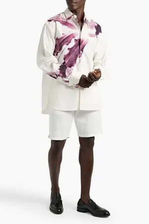 Dries Van Noten Floralprint Cottonpoplin Shirt