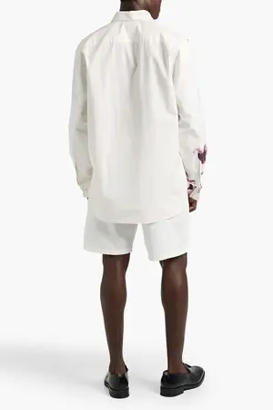 Dries Van Noten Floralprint Cottonpoplin Shirt