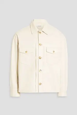 FRAME Leather Jacket - Off-white