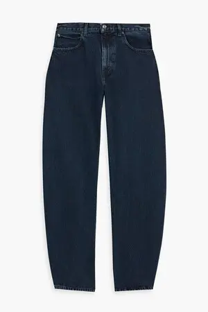 FRAME The Bubble Highrise Barrelleg Jeans - Dark Denim