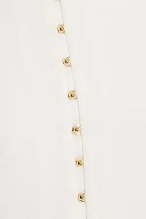 Adam Lippes Nazra Wool-crepe Top - Ivory