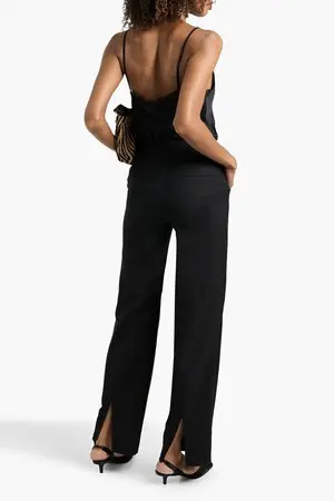 ANINE BING Crepe Straightleg Pants