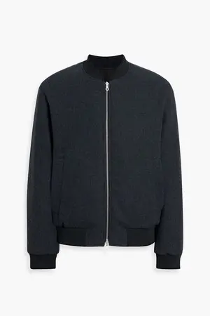 Dries Van Noten Twill Bomber Jacket - Charcoal
