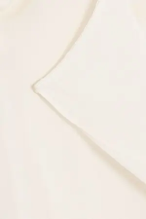 Victoria Beckham Draped Silk Crepe De Chine Blouse