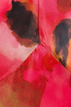 Victoria Beckham Floralprint Silksatin Camisole