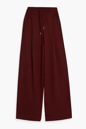Dries Van Noten Pleated French Cottonterry Track Pants