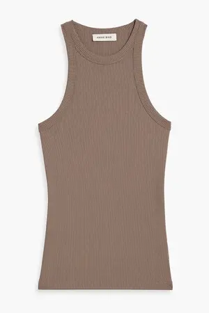 ANINE BING Ribbedjersey Tank