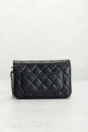 Chanel Caviar Classic Wallet On Chain