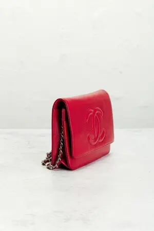 Chanel Calfskin Timeless Wallet On Chain
