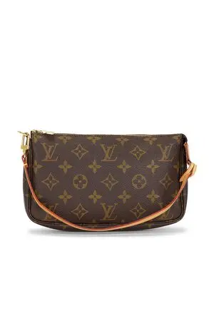 LOUIS VUITTON Monogram Pochette Accessoires Shoulder Bag In White - Brown