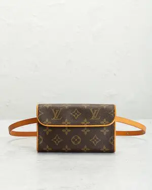 FWRD RENEW Louis Vuitton Monogram Florentine Pochette Belt Bag