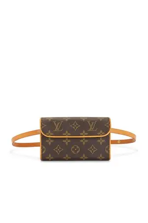 LOUIS VUITTON Monogram Florentine Pochette Belt Bag - Brown