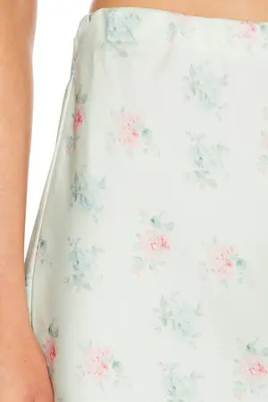 LoveShackFancy Bernes Skirt - Eucalyptus