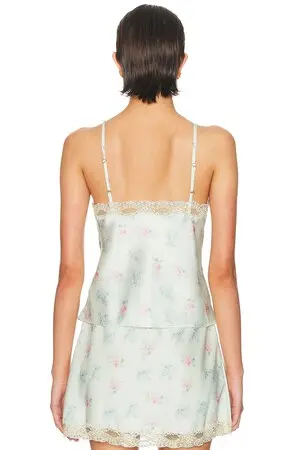 LoveShackFancy Lamora Top In Green