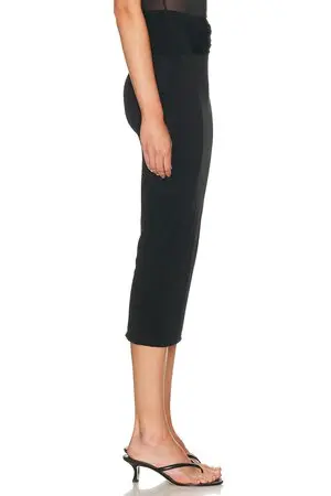 Wardrobe.NYC Translucent Skirt Midi Skirt