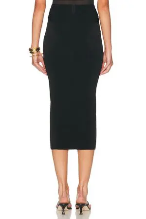 Wardrobe.NYC Translucent Midi Skirt
