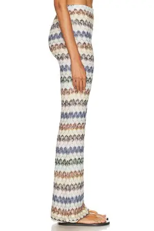 Missoni Flare Pant In Multi - Multi Light