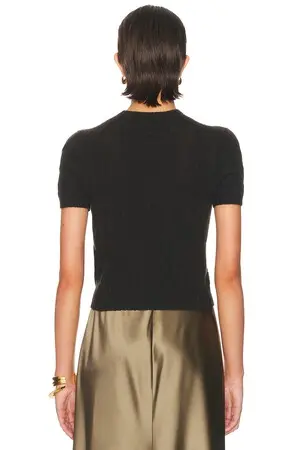 Ralph Lauren Short Sleeve Cable Knit Sweater