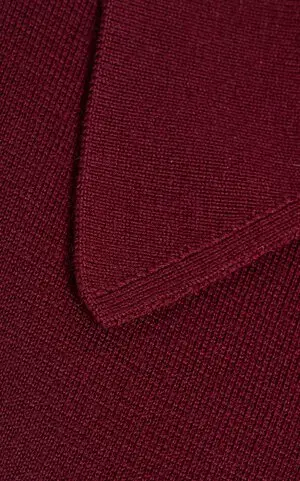 ALEMAIS Claudia Knit Polo Sweater