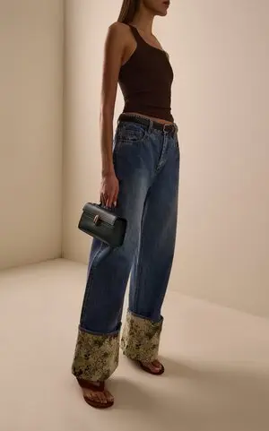 ALEMAIS Marcel Rigid Mid-rise Wide-leg Jeans