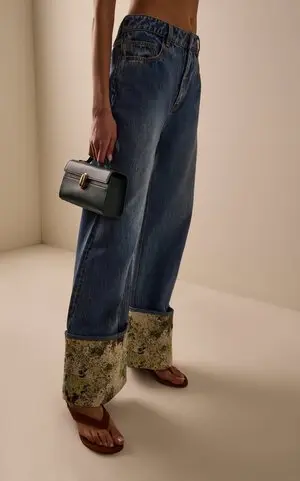 ALEMAIS Marcel Rigid Mid-rise Wide-leg Jeans