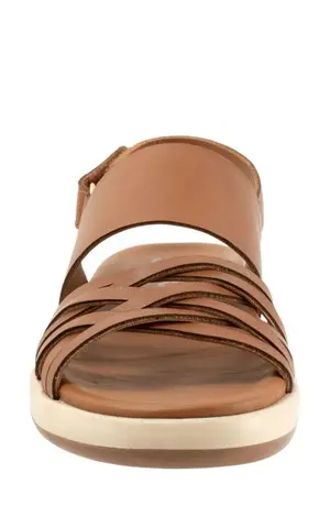 Softwalk Jewell Slingback Platform Sandal - Luggage