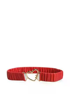 Dolce & Gabbana Heart-buckle Gathered Belt