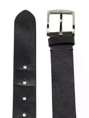 Burberry Rectangular Buckle Leather Belt