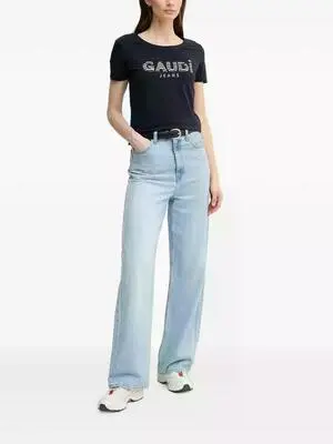 GAUDI Embellished Round Neck T-shirt