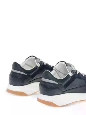 MOORER Suede-insert Lace-up Sneakers
