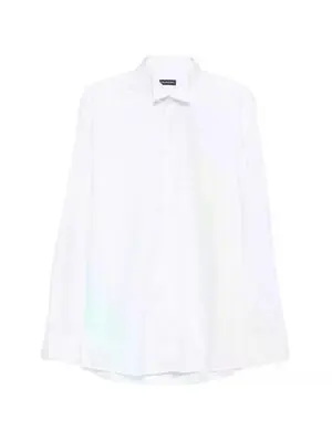 CARLO PIGNATELLI Wing-collar Long-sleeve Shirt