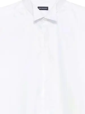 CARLO PIGNATELLI Wing-collar Long-sleeve Shirt