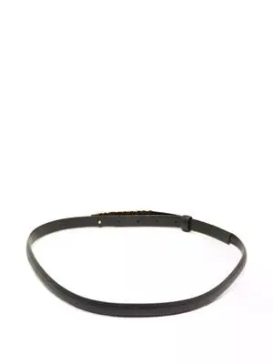 Moschino Leather Belt - Black