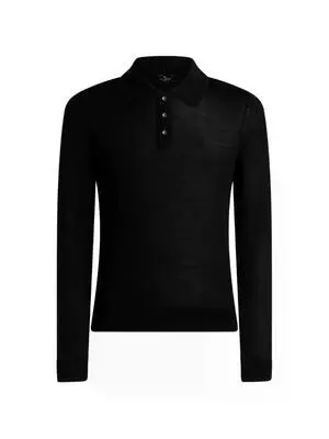 Etro Polo-style Wool And Silk Sweater