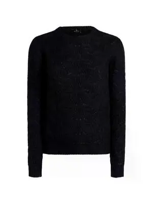 Etro Wool-blend Sweater With Paisley Detailing