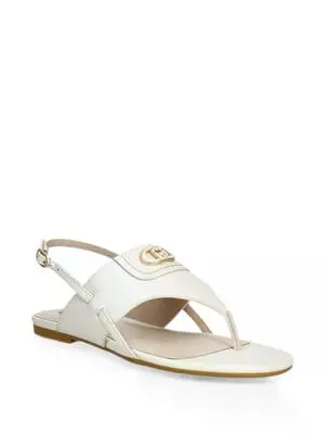 Liu Jo Logo-plaque Slingback Sandals