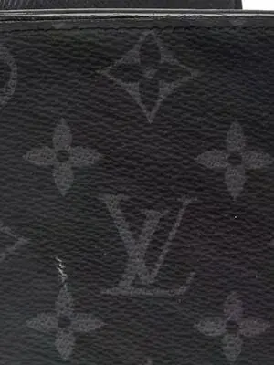 LOUIS VUITTON Brazza Monogram Eclipse Wallet