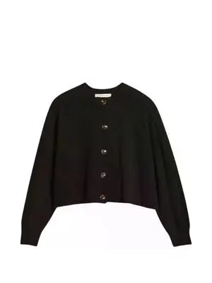 Vanessa Bruno Cropped Button-up Raglan Cardigan