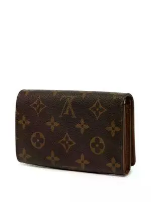 LOUIS VUITTON 2002 Monogram Porte Monnaie Tresor Wallet Small Wallets