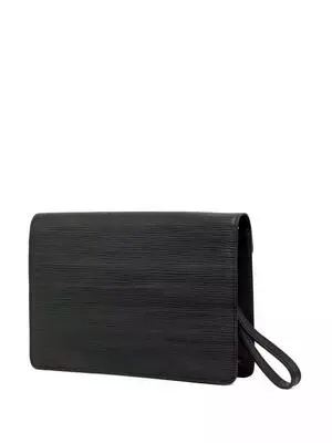 LOUIS VUITTON 2003 Epi Pochette Sellier Dragonne Clutch Bag