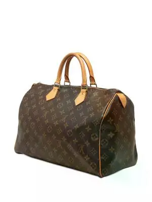 LOUIS VUITTON Monogram Speedy 35 Boston Bag