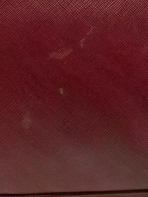 Prada Saffiano Lux Double Zip Tote Bag