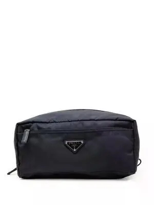 Prada 2013-2026 Tessuto Pouch - Blue